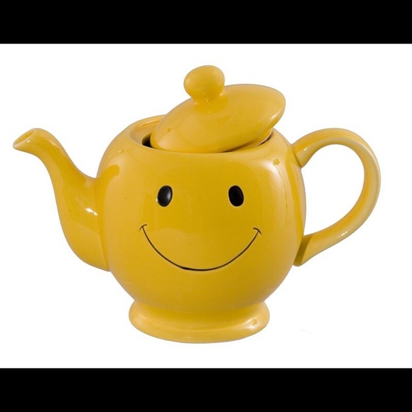 Accessories | Smiley Face Ceramic Teapot Planter | Poshmark